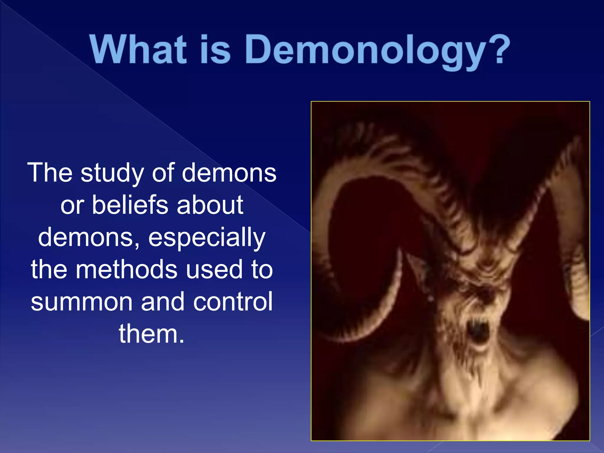 Trephination, Demonology and Exorcism | PPTX