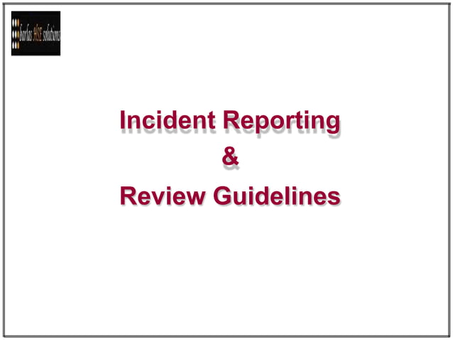 1- Tripod Beta Analysis, Incident Reporting & Investigation Techniques.pptx