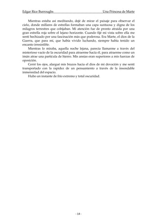1 una princesa de marte - Edgar Rice Burroughs | PDF