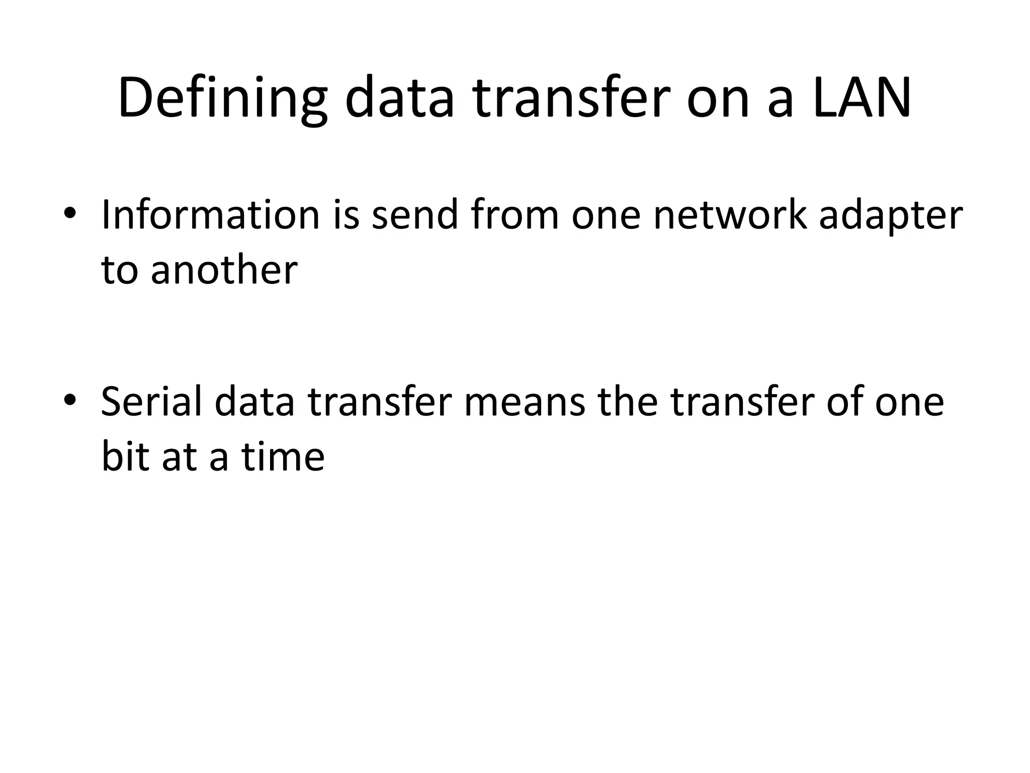 1 - Understending Local Area network (1).pptx | Computer Networking | Computing