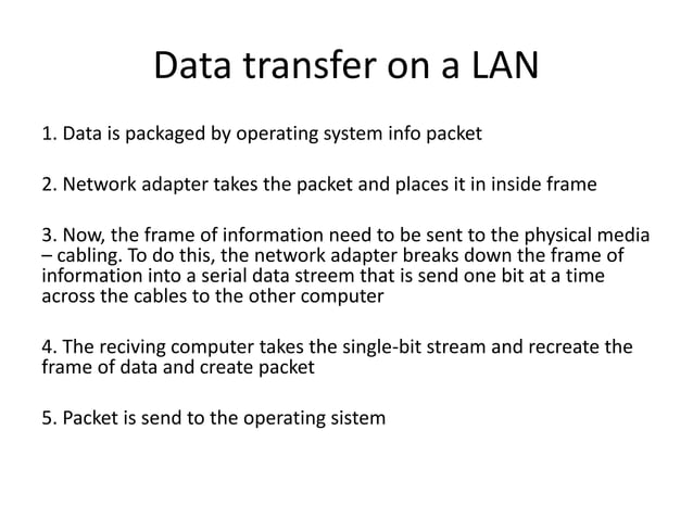 1 - Understending Local Area network (1).pptx | Computer Networking | Computing