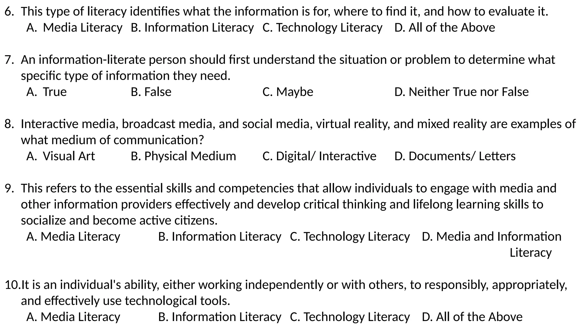Introduction to Media and Information Literacy | PPTX