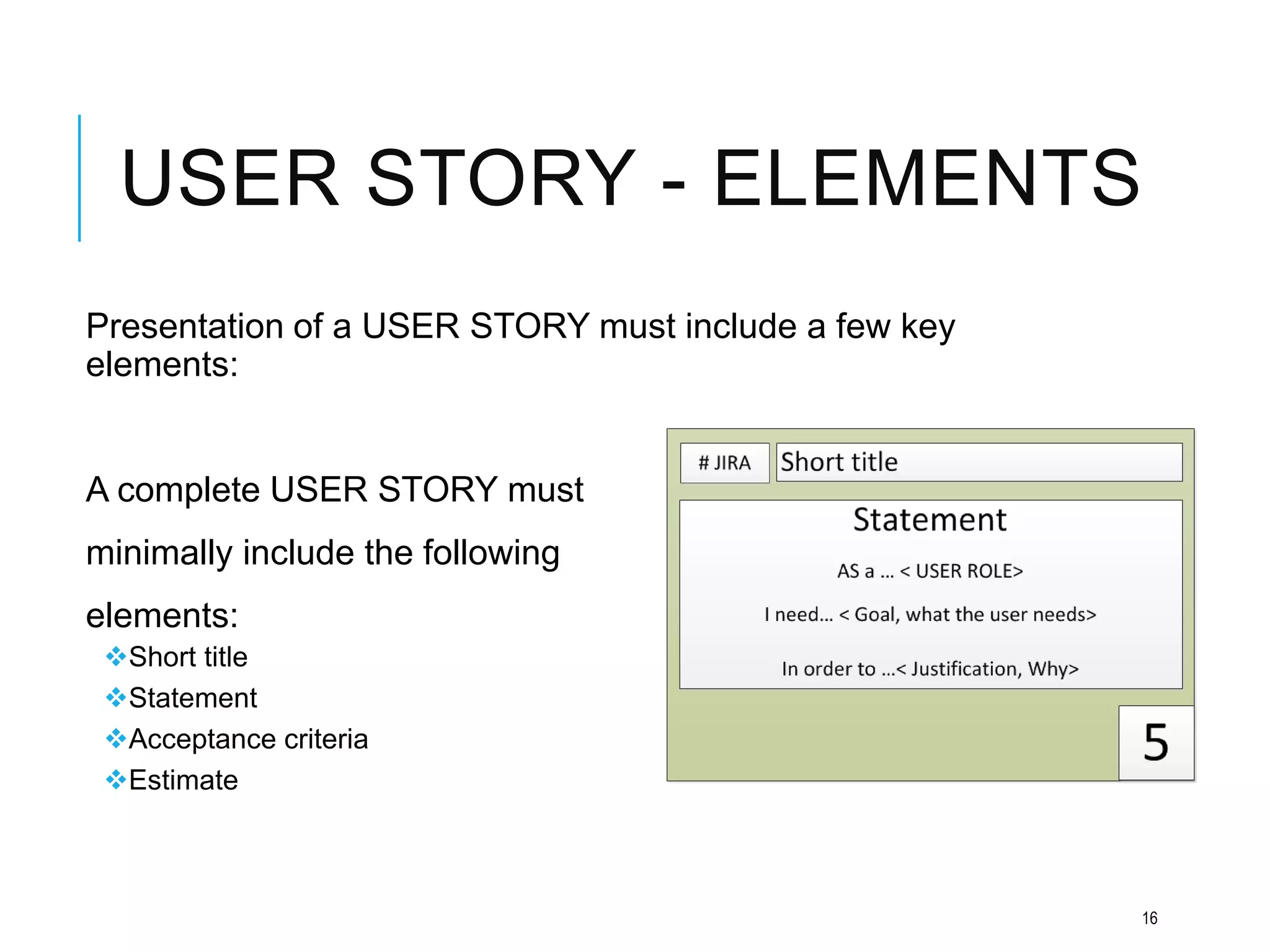 User Stories explained | PPTX