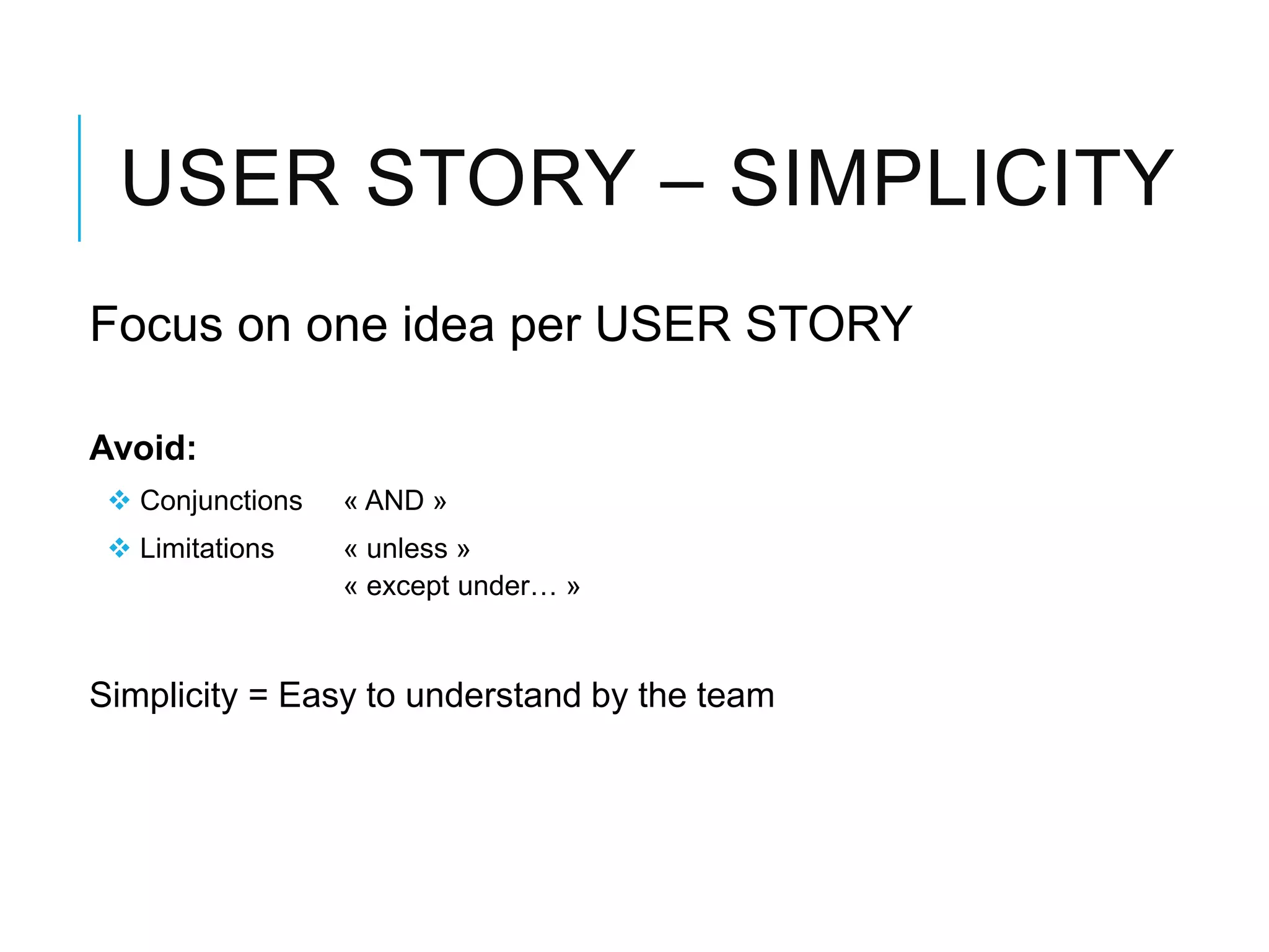 User Stories explained | PPTX
