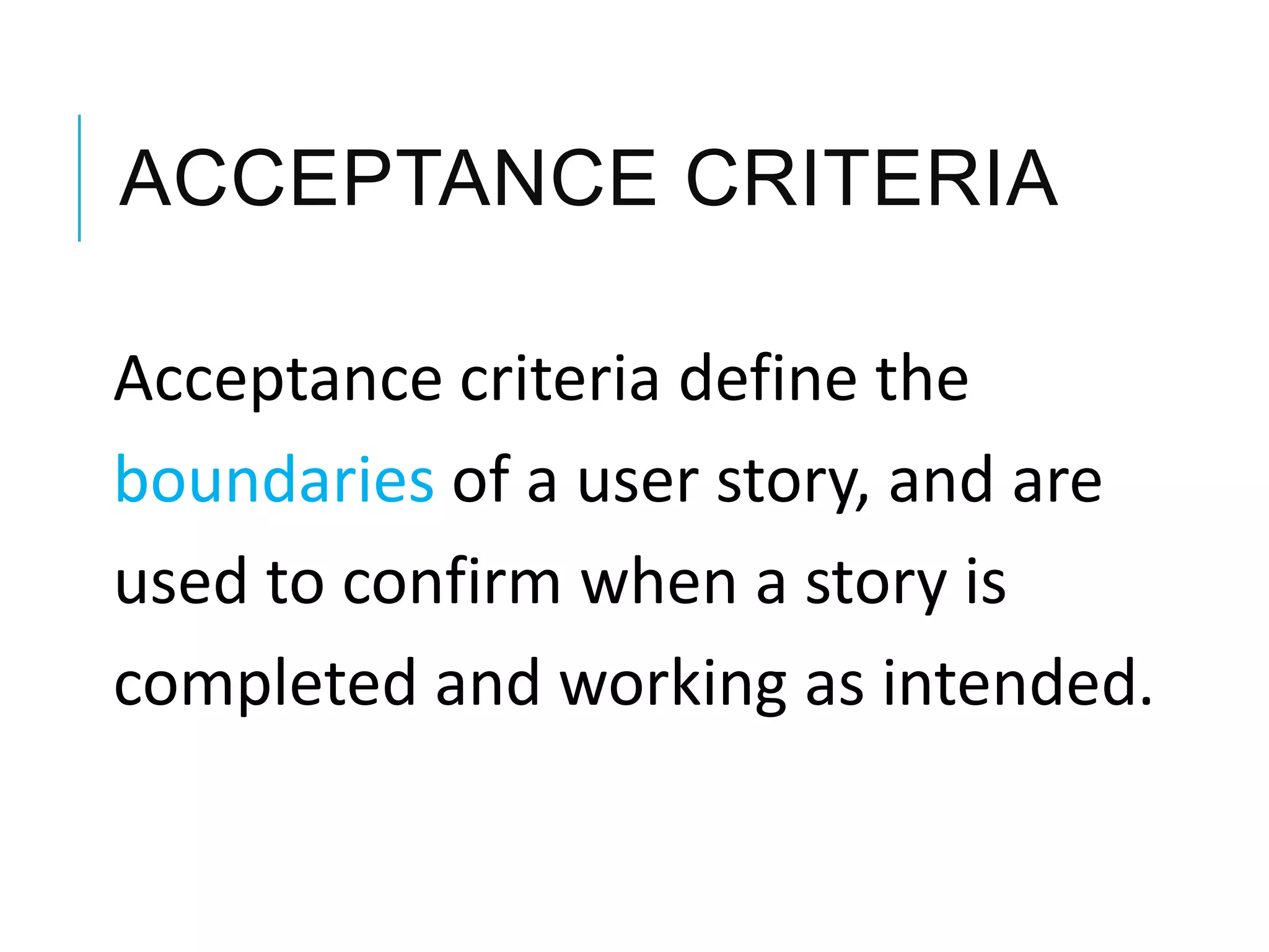 User Stories explained | PPTX