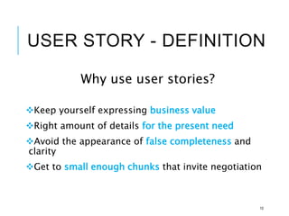 User Stories explained | PPTX