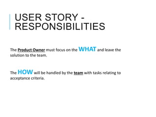 User Stories explained | PPTX