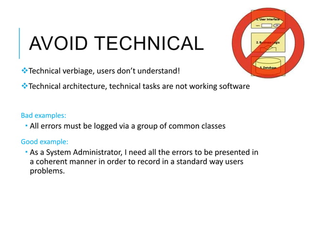 User Stories explained | PPTX | Computing | Technology & Computing