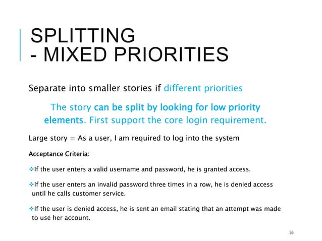 User Stories explained | PPTX | Computing | Technology & Computing