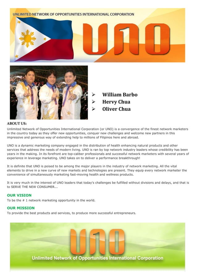 1.UNO company profile | PDF