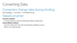 XAML Data Binding in UWP | PPT