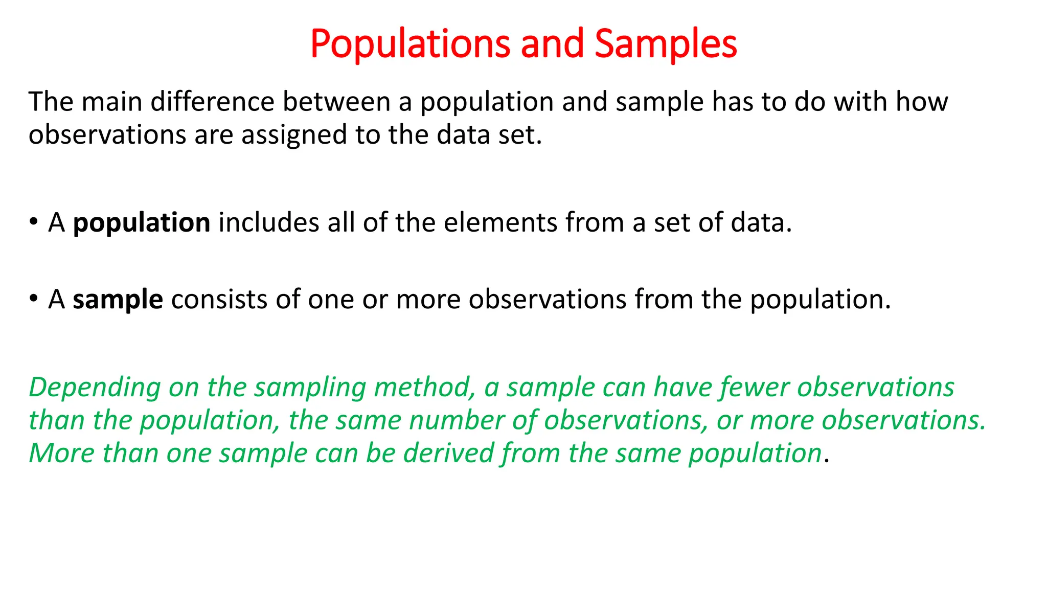 1- Variables Sampling7687989898909909099 | PPT