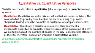 1- Variables Sampling7687989898909909099 | PPT