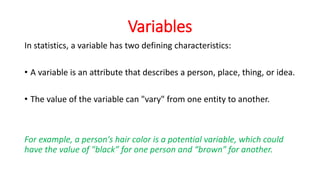 1- Variables and Sampling.pptx76776766767667 | PPTX