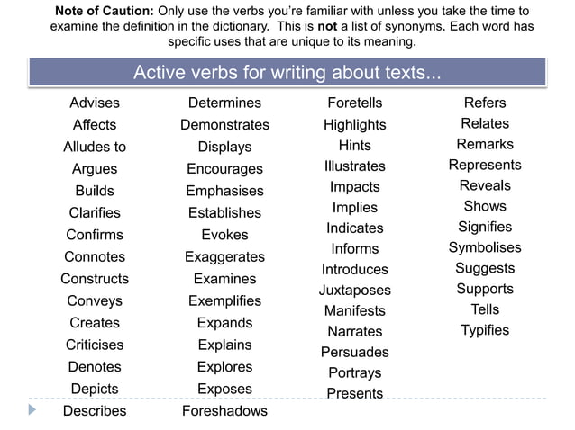 1. verbs for_analytical_writing_-_betjeman | PPTX