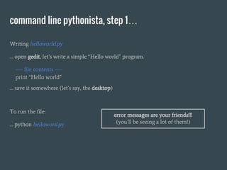 Class 1: Welcome to programming | PDF