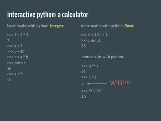 Class 1: Welcome to programming | PDF