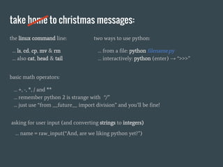 Class 1: Welcome to programming | PDF