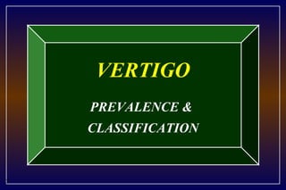 1 vertigo imbalance , balance disorders | PPT