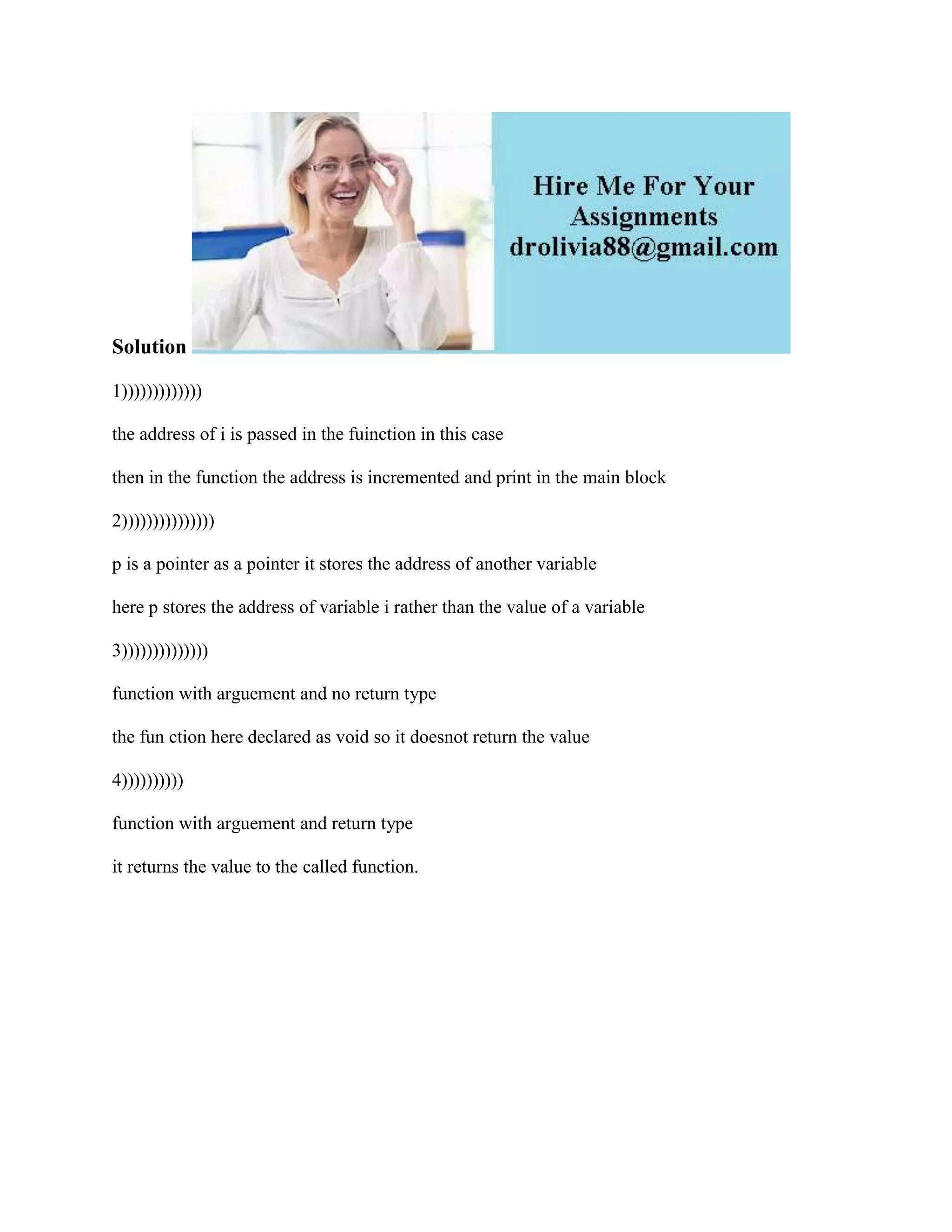 1- void fun(int &j) { j++- } int main() { int i - 20- fun(i)- printf ...