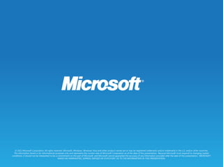 Windows Azure Kick Start - Welcome | PPT