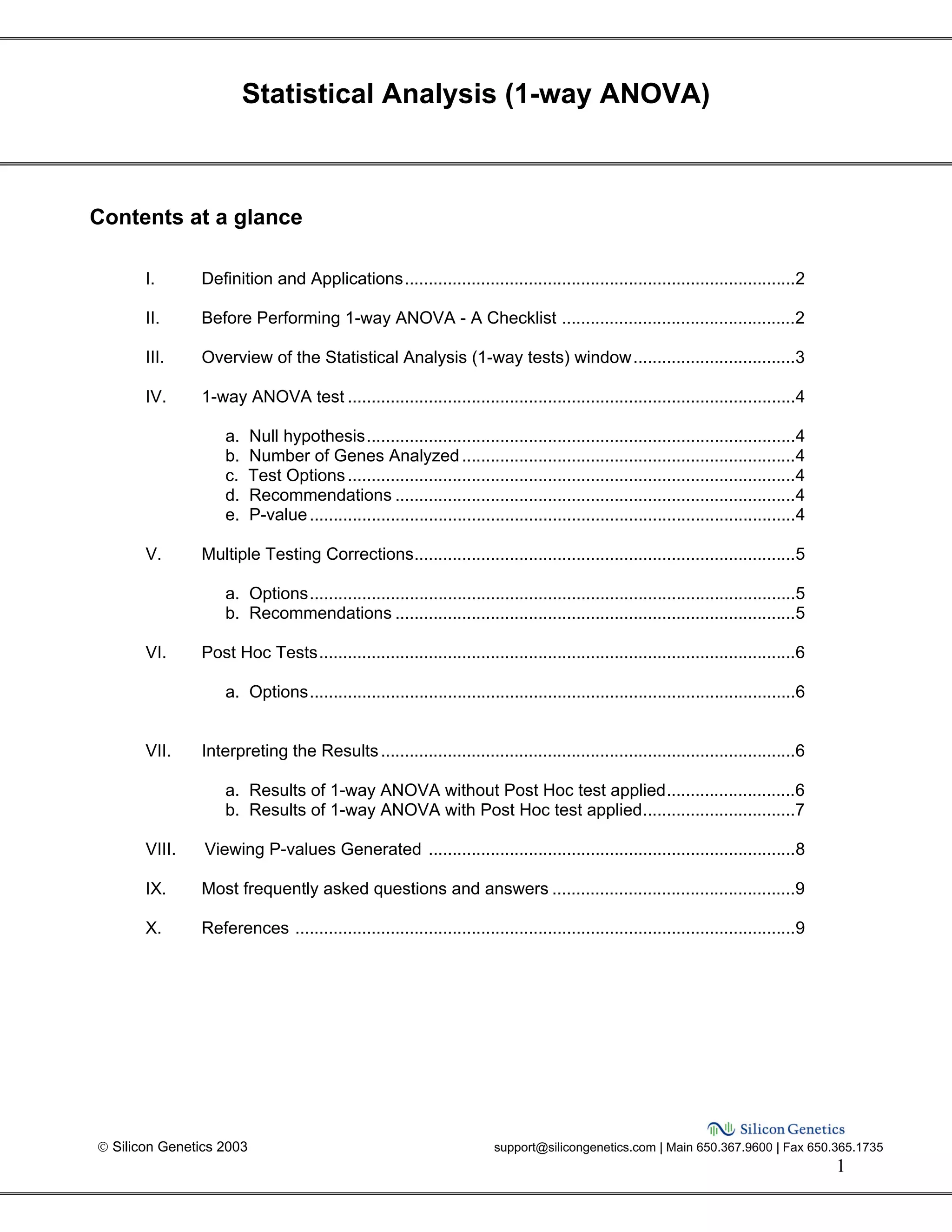 1 way ANOVA(Analysis Of VAriance) | PDF