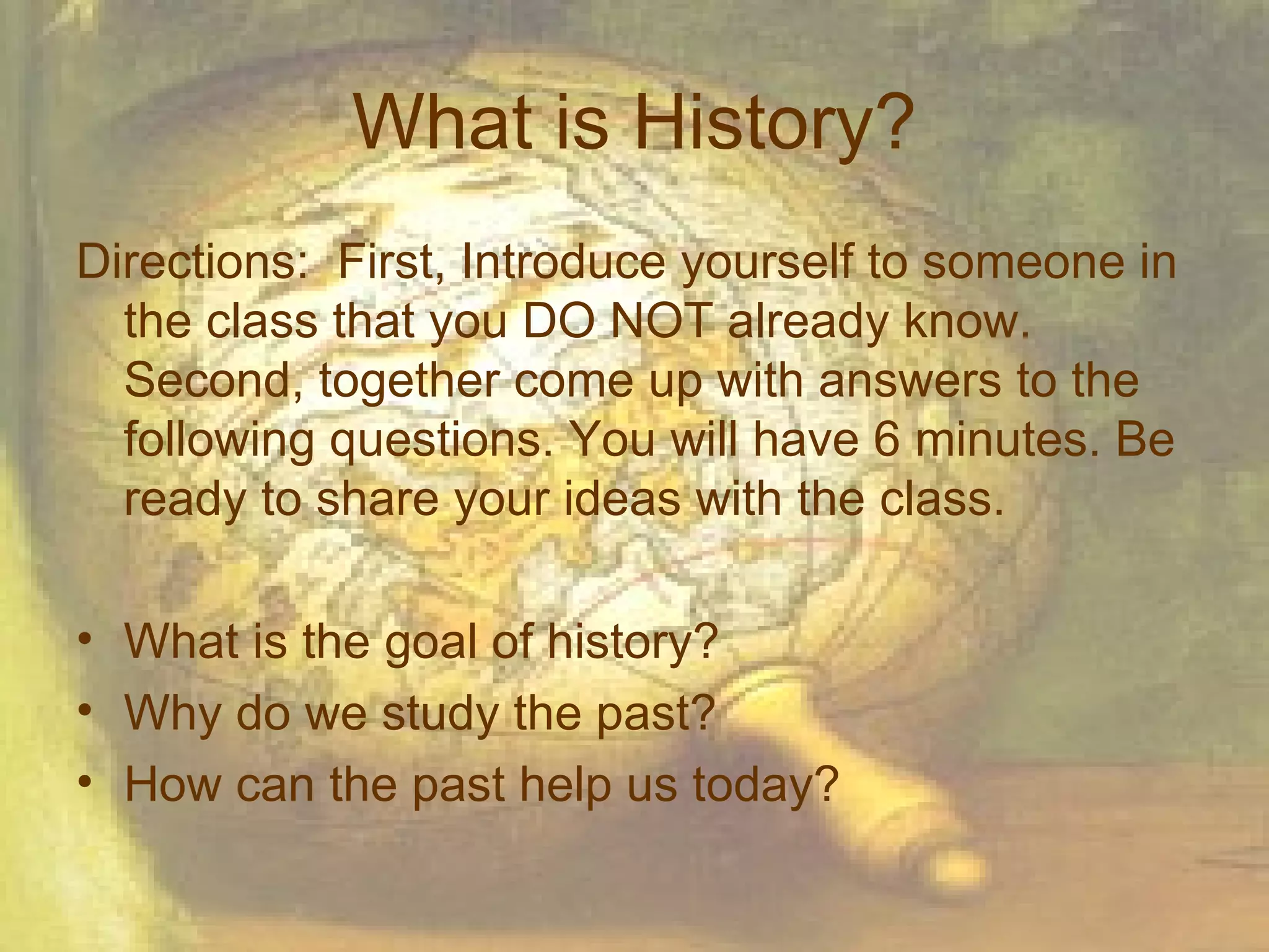 1. Welcome To Modern World History !!! | PPT | Education