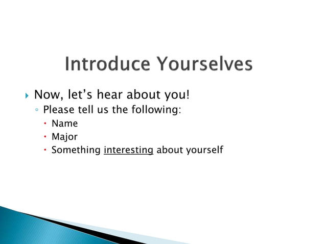 1 welcome and ice breakers | PPTX | Homework and Study | Education