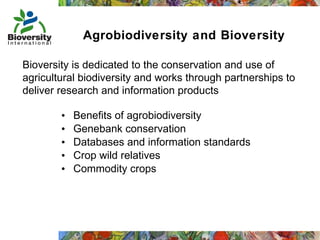 International Year of Biodiversity and the role of information | PPT