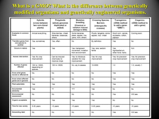 Genetically modified Organisms: Are they good to humanlife?.ppt