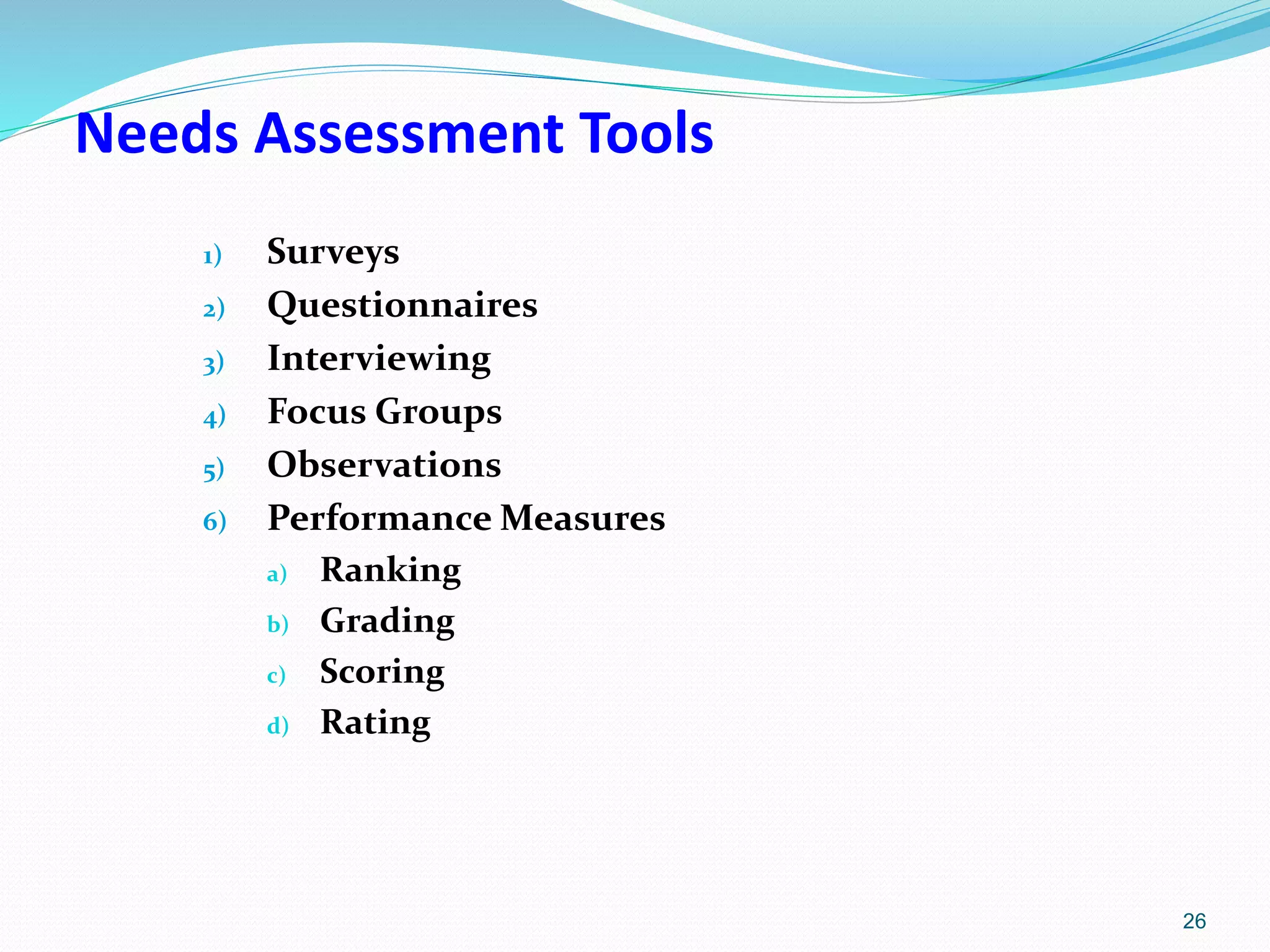 what is a needs assessment , How to write a needs assessment | PPT