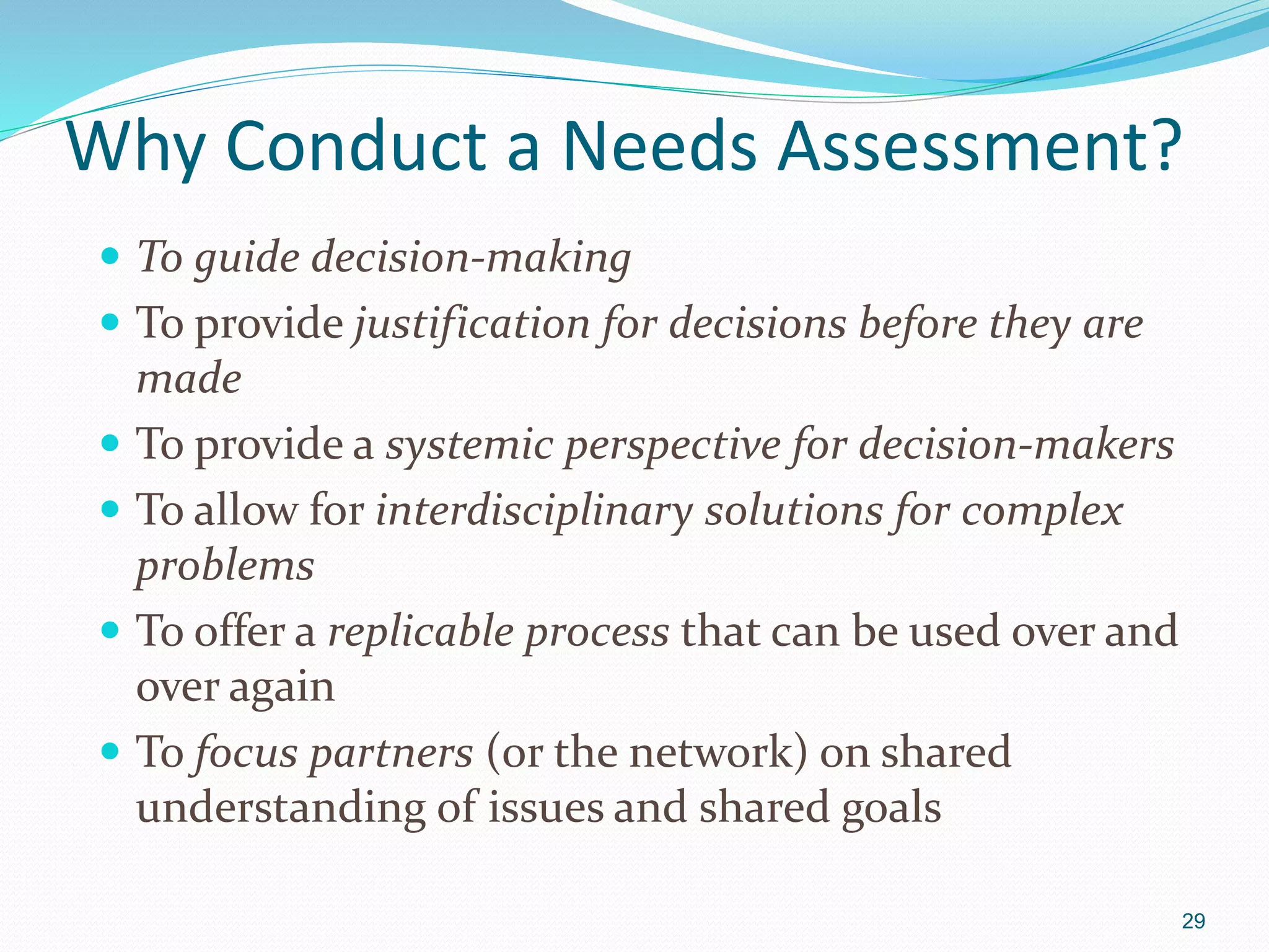 what is a needs assessment , How to write a needs assessment | PPT
