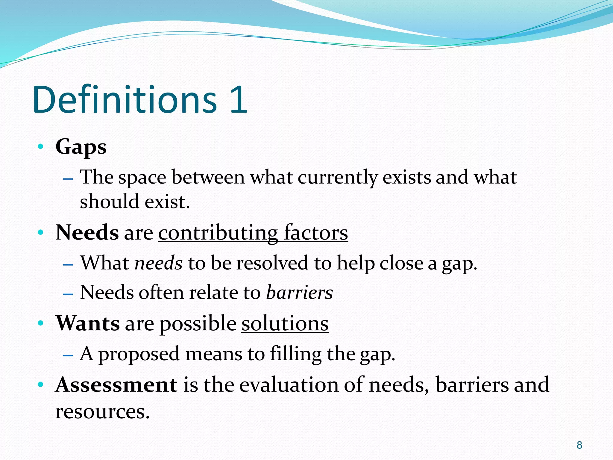 what is a needs assessment , How to write a needs assessment | PPT