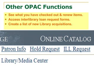 1 What Is An Opac (And What Can It Do) | PPT