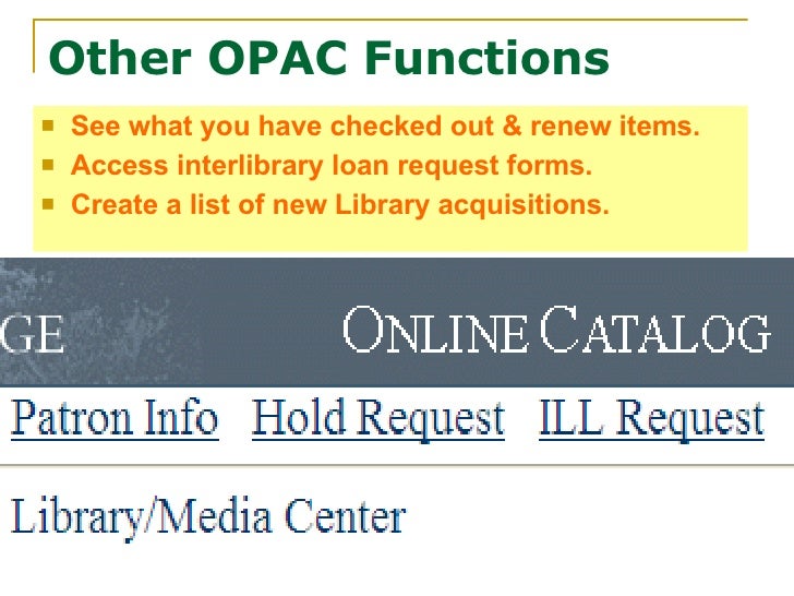 1 What Is An Opac (And What Can It Do)