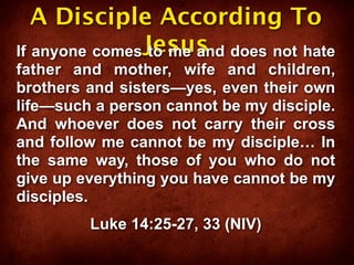 1. What Does It Mean to be a Disciple of Jesus? Keynote | KEY