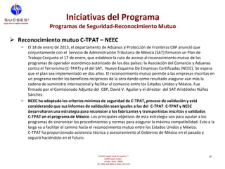 ¿Qué es el programa CTPAT? y ¿Cuáles son sus beneficios? | PDF