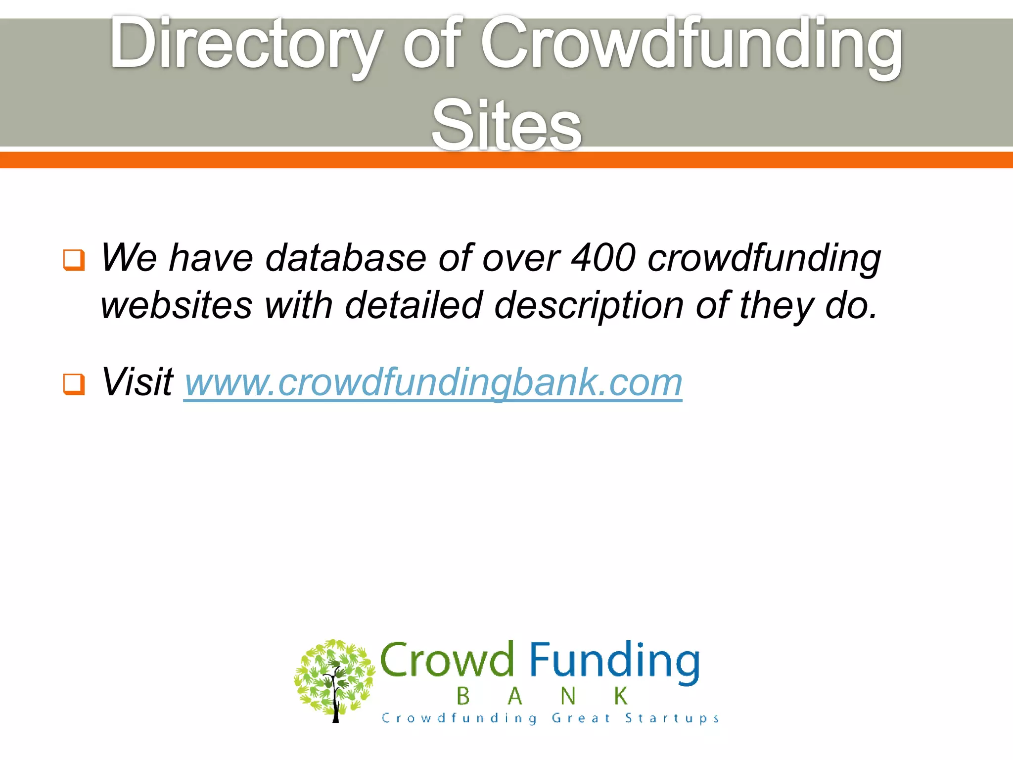 What is crowdfunding? | PPTX | Internet for Beginners | Internet