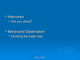 assessment test for seing characteristic person.ppt | Educational ...