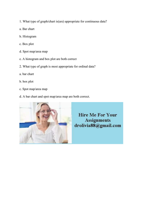 1 What Type Of Graph chart Is are Appropriate For Continuous Data A docx 1 What Type Of Graph chart Is are Appropriate For Continuous Data A docx