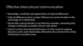 Cultural Differences in Cross Cultural Understanding | PPTX