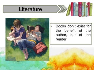 1 why read literature | PPT