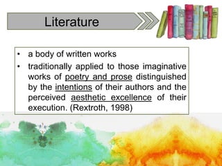 1 why read literature | PPTX