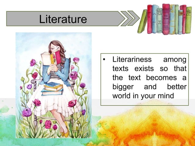 1 why read literature | PPT