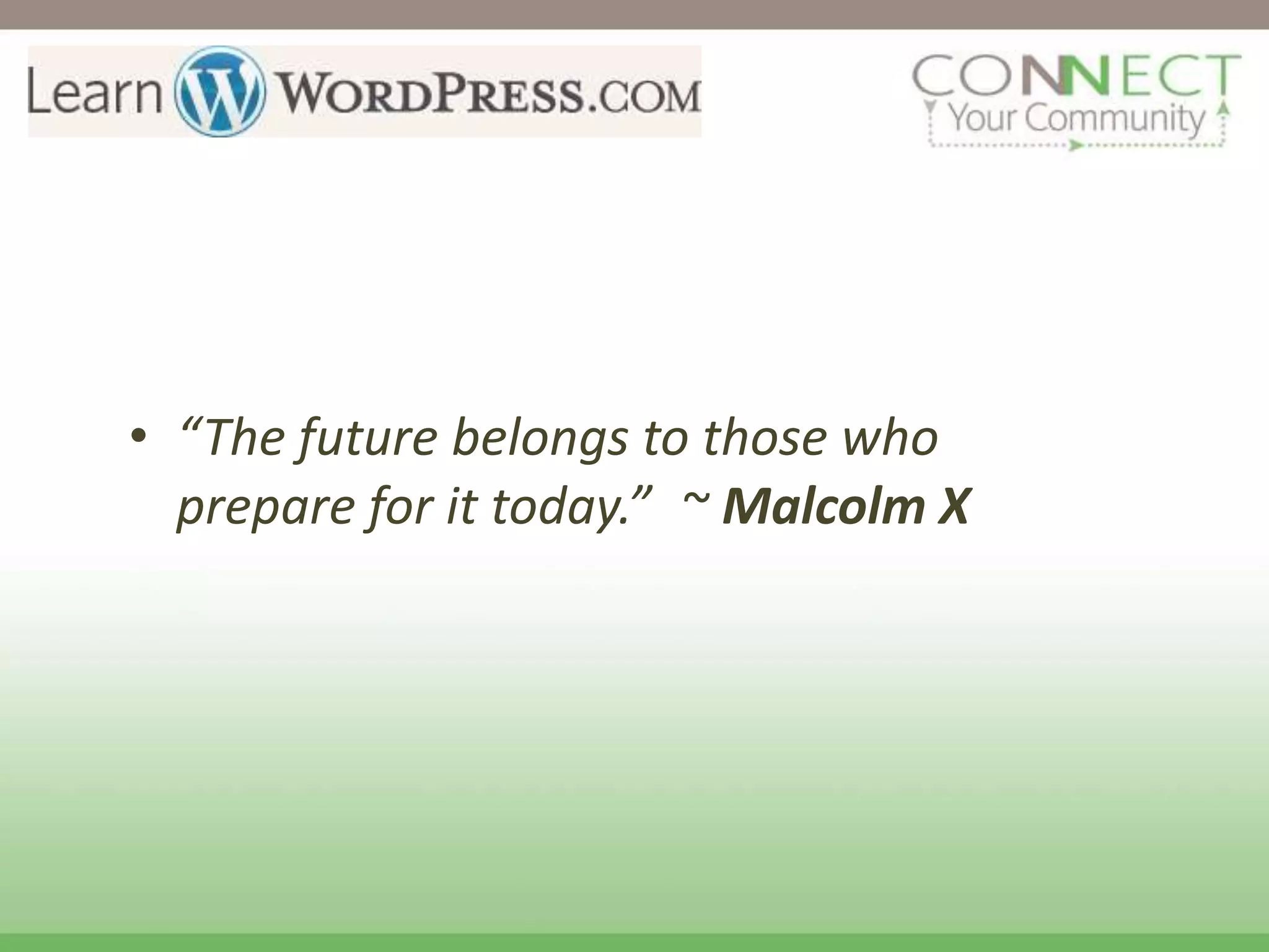 1 wordpress module 1 a | PPT