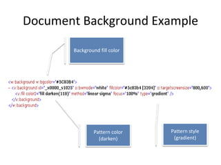 1 wordprocessing ml subject - main document | PPT
