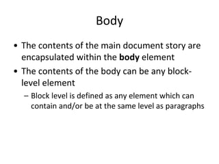 1 wordprocessing ml subject - main document | PPT
