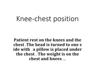 Position used in different surgeries in OT Presented by :- Vivek ...