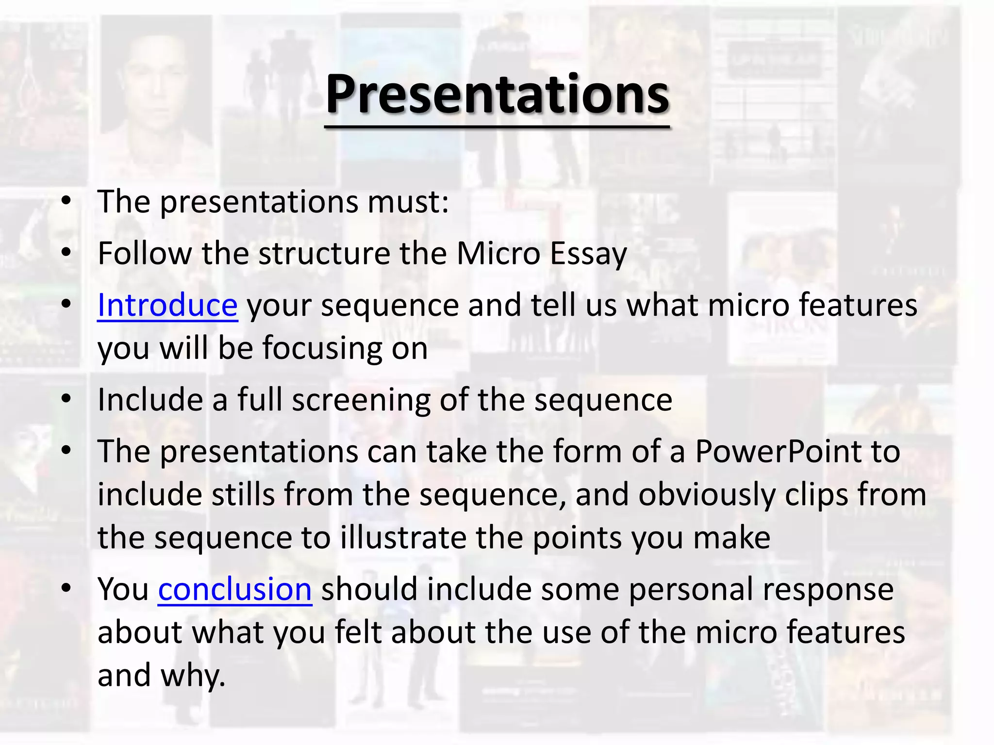 Writing your micro essay | PPTX