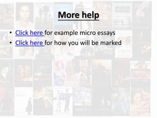 Writing your micro essay | PPTX